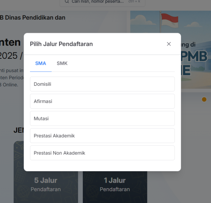 Tahap dan Alur Pendaftaran SPMB 2025 - SMAN 1 Kab. Tangerang | SMAN 1 Kab. Tangerang