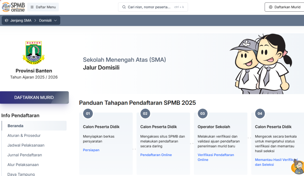 Tahap dan Alur Pendaftaran SPMB 2025 - SMAN 1 Kab. Tangerang | SMAN 1 Kab. Tangerang